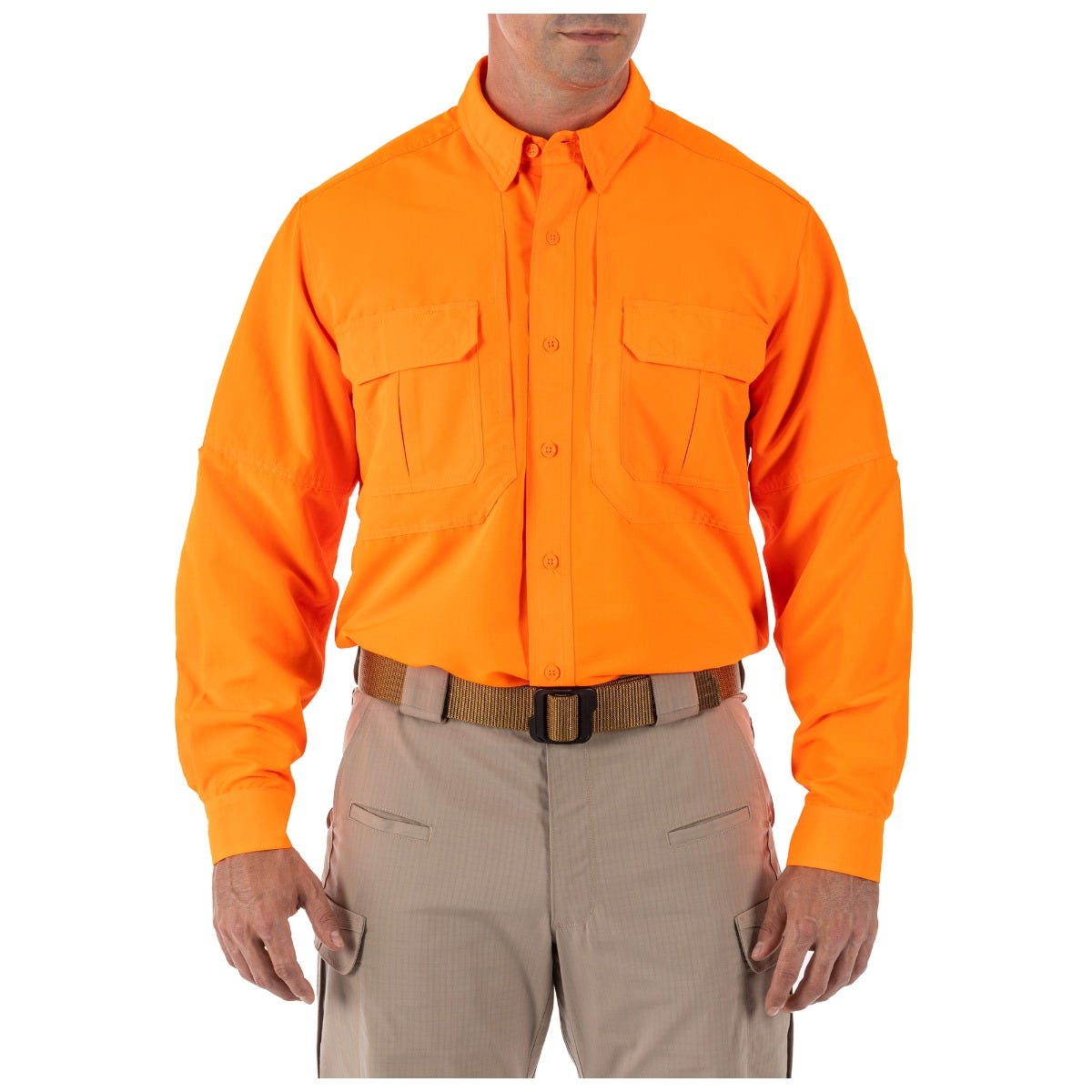 Hi-Vis Performance Long Sleeve Shirt for Safety & Comfort